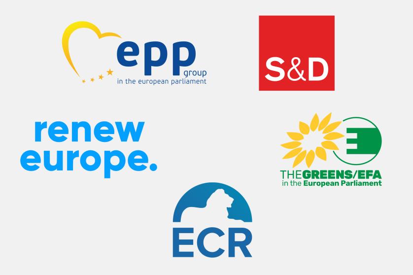 The three oldest political groups in the European Parliament are the ...